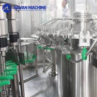 China Automatic 4 In 1 Juice Filling Machine PET Bottles Monoblock Pulp Fruit Granule for sale
