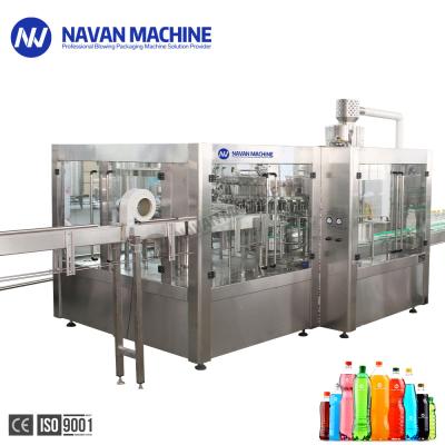 China 12000-13000BPH Monoblock Soft Carbonated Drink Washing Filling Capping Machine For PET Bottle for sale