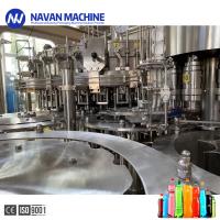 China 12000-13000BPH Monoblock Soft Carbonated Drink Washing Filling Capping Machine For PET Bottle for sale