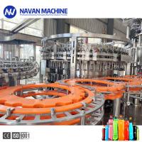 China Monoblock Carbonated Drink Filling Machine For Plastic Bottle With Screw Cap for sale