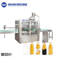 China Industrial Fruit Juice Filling Machine With Rinsing Filling Capping for sale