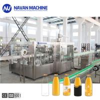 China Fully Automatic Juice Filling Machine 3 In 1 PET Bottle Juice Producing Line for sale