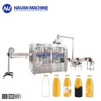China PET Bottle Beverage 5000bph Juice Filling Machine With Rinsing Filling And Capping for sale