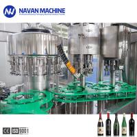 China Automatic 24 Heads Glass Bottle Wine Washing Filling Capping Machine for sale