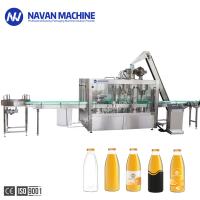 China 8000BPH 330ml Mango Juice Bottle Packing Machine Rinsing Filling Capping for sale