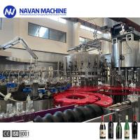 China Automatic Glass Bottle Aluminium Cap Washing Filling Capping Machine For Wine for sale