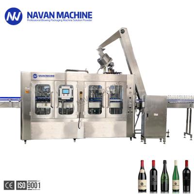 China Small Glass Bottle 200-2000ml Wine Non Gas Beverage Filling Machine for sale