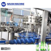 China Monoblock 200-2000ml Glass Bottle Soda Water Carbonated Drink Filling Machine for sale