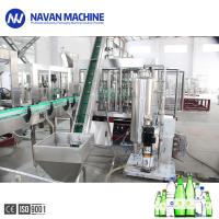 China Auto 18 Heads Glass Bottle Carbonated Drink Washing Filling Capping Machine for sale