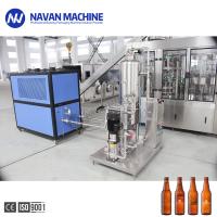 China Auto Glass Bottle Carbonated Drink Washing Filling Capping Machine Line for sale