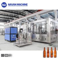 China Auto 3000-5000BPH Glass Bottle Carbonated Sparkling Drink Filling Machine for sale