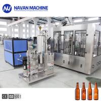 China Monoblock 0-2L Glass Bottle Carbonated Sparkling Drink Filling Machine for sale