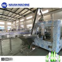 China 6000-8000BPH Glass Bottle Carbonated Sparkling Drink 3 In 1 Filling Machine for sale