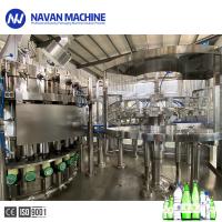 China Automatic 0-2L Glass Bottle Carbonated Sparkling Drink 3 In 1 Filling Machine for sale