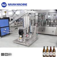 China High Speed Beer Filling Machine Glass Bottle Filler Equipment Balanced Pressure for sale