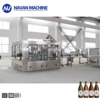 China Automatic Glass Bottled Beer Filling Machine  Balanced Pressure Monoblock Filler for sale