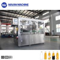 China Monoblock Glass Bottle Juice Water Washing Filling Capping Machine for sale