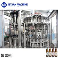 China Full Automatic Glass Bottle Beer Washing Filling Capping Machine With Crown Cap Bottling Plant for sale