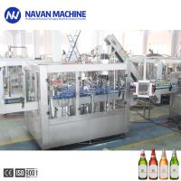 China Automatic Beer Filling Machine Filling And Capping Machine For Glass / Plastic Bottle for sale