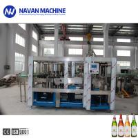 China 330ml Glass Bottle Crown Caps Beer Filling Machine With Valves for sale