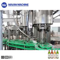 China 330ml Glass Bottle Crown Caps Beer Filling Machine With Valves for sale