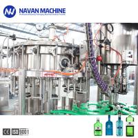 China 2 In 1 Glass Bottle Sparkling Drink Vodka Washing Filling Capping Machine for sale