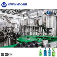 China Monoblock 5000BPH Glass Bottle Vodka Washing Filling Capping Machine for sale