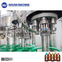 China Automatic 8000-9000BPH Glass Bottle Kombucha 3 In 1 Filling Machine for sale