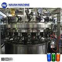 China Automatic Soda Water Beer Aluminum Tin Can Filling And Sealing Machine for sale