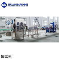 China PVC Heat Shrink Sleeve Labeling Machine For Beverage Bottle With Shrink Tunnel for sale