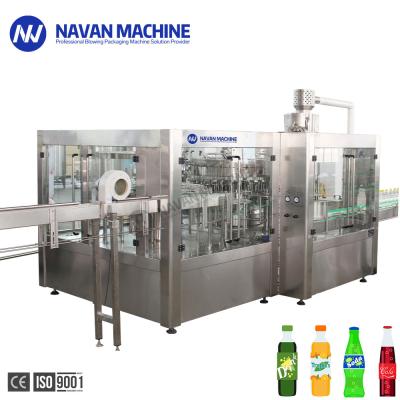 China Automatic 8000BPH Small Plastic Bottled Carbonated Soft Drink Filling Machine for sale