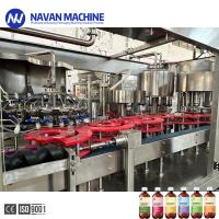 China Automatic Glass Bottle Non Gas Liquid Kombucha Filling Machine With Plastic Covers for sale