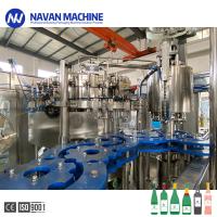 China Monoblock Glass Bottle Soad Carbonated Liquor Washing Filling Capping Machine for sale