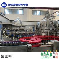 China 8000-9000BPH Small Glass Bottle With Aluminum Cap Washing Filling Capping Machine for sale