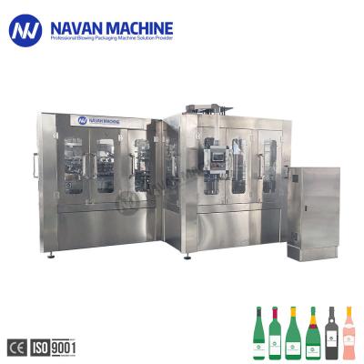 China Monoblock 0-2L Glass Bottle Soad Carbonated Drink Liquor Filling Machine for sale