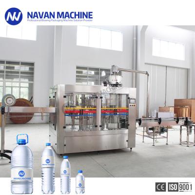 China Small Linear Water Filling Machine Automatic Pure / Mineral Water Filling Rinsing Capping Line for sale
