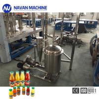 China Automatic Medium Glass Round Bottle Juice Beverage Bottling Machine With 6000BPH Speed for sale