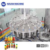 China Automatic Medium Glass Round Bottle Juice Beverage Bottling Machine With 6000BPH Speed for sale