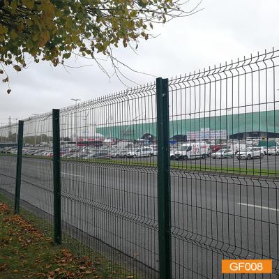 China I Type Post 3D Welded Wire Mesh Fence with PE Coating - 830mm Height, 2-3m Length Options for Commercial Security for sale