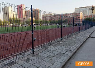 China Powder Coated 3D Welded Wire Mesh Fence 50x50mm Mesh Security Fencing for sale