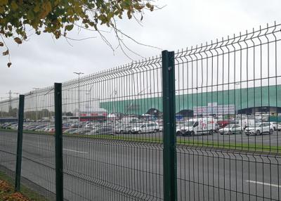 China Steel Welded 3D Anti Climb Fence 50x150mm Mesh I Post Security Fencing for sale