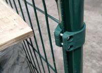 China Dutch Post Triangle Bending Welded Wire Mesh Fence for sale