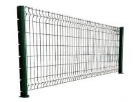 China PVC Coated 3 or 4 Curved Welded Wire Mesh Panels 1030mm Height for Security Fencing for sale