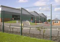 China Pvc Coated Peach Post 3d Curved Fence Folding Welded Wire Mesh for sale