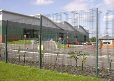 China Pvc Coated Peach Post 3d Curved Fence Folding Welded Wire Mesh for sale