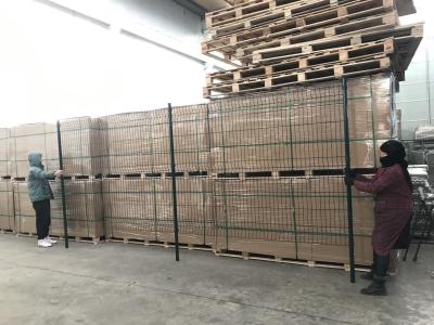 China 3D Curved Fence Dutch Post 2m Panel Length Hot-Dipped Galvanized Security Fencing for sale