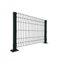 China PVC Coated 3D Curved Welded Wire Mesh Fence 2m x 1.5m for Garden Farm Protection for sale