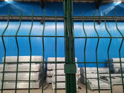 China 3D Bending Curved Welded Wire Mesh Garden Fence 1.83m Height PVC Coated for sale
