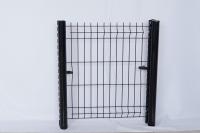 China Galvanized PVC Coated 3D V Bending Curved Welded Wire Mesh Fence Panel 2m Height for sale