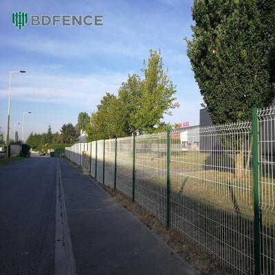 China 3D Bending Curved Fence Panel Welded Wire Mesh Garden Fence 1.83m Height 2.5m Length for sale